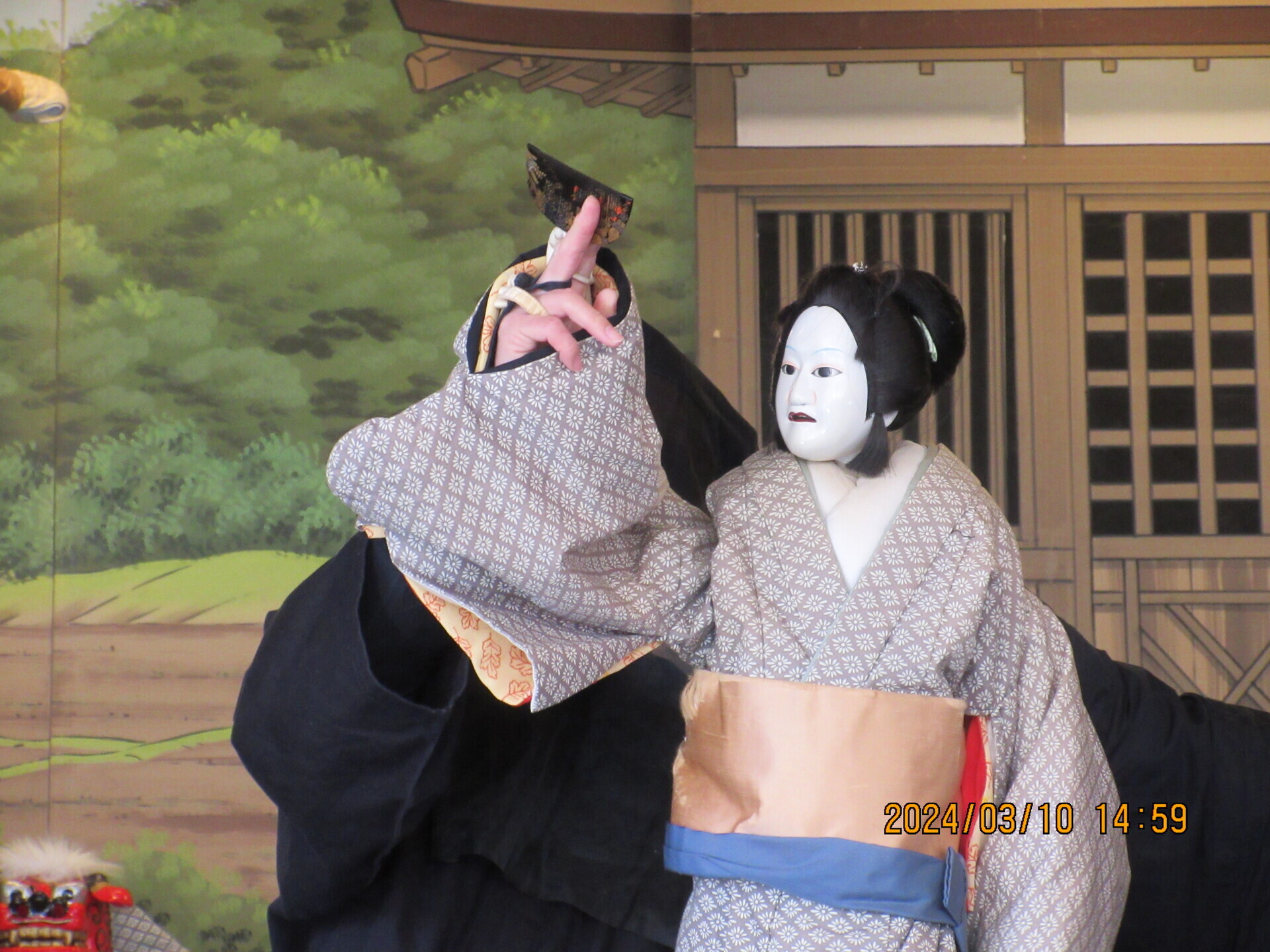 真桑人形浄瑠璃: よねさんの「お祭りをゆく」